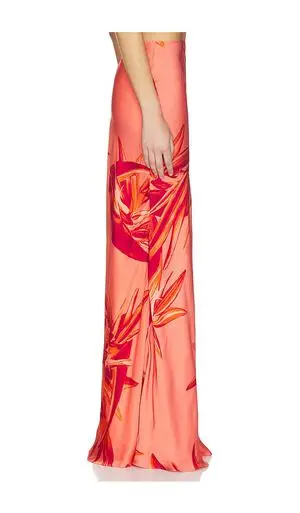 Rococo Sand Tropical Print Maxi Skirt