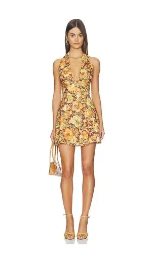 Faithfull The Brand Bianca Mini Dress - Orange