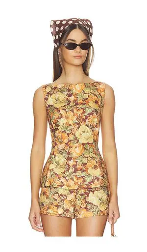 Faithfull The Brand Ana Top - Orange