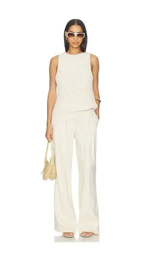 Balmain Cotton Blend Knit Top