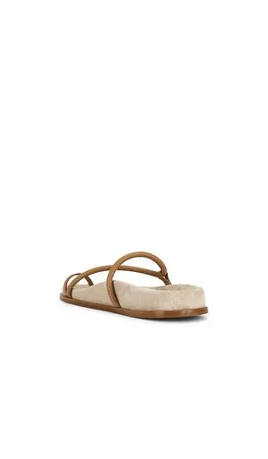 EMME PARSONS Bari Slide Sandals - Tan