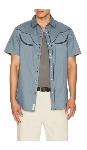 SENDERO PROVISIONS CO. The Prescott Western Shirt In . Also - Navy