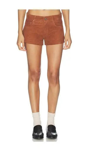 Eb Denim Patchwork Shorts For Women