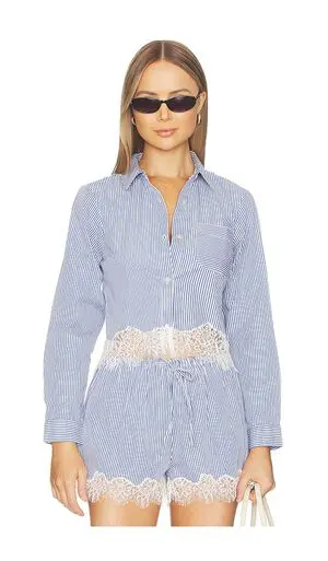 Cami Nyc Luisa Cropped Button Down Top In . Also