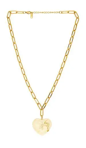 AMBER SCEATS Nissi Heart Pendant Necklace - Cream