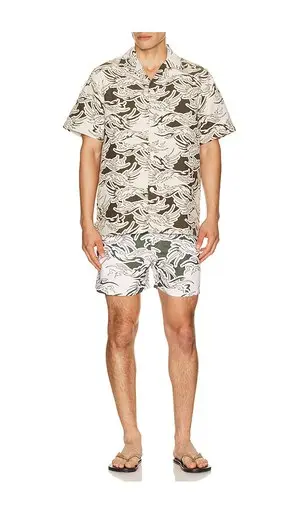 Oas Rogue Swim Shorts - Cream