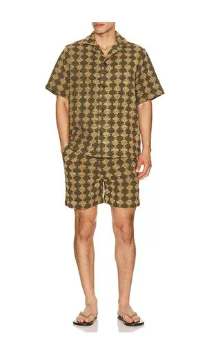 Oas Porto Terrycloth Shorts - Green