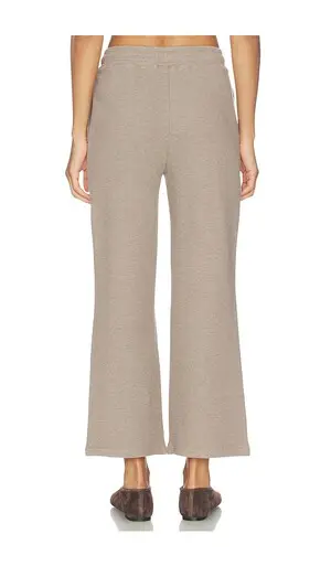 NEGATIVE UNDERWEAR Waffle Knit Cropped Track Pant
