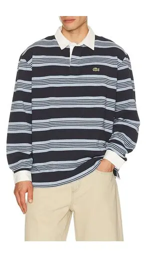 Lacoste Rugby Shirt In . Also - Navy