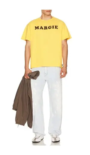MAISON MARGIELA Paint Splattered Denim Jeans