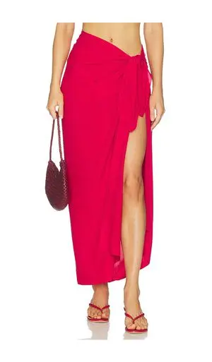 JUILLET Paiges Pareo Skirt - Red