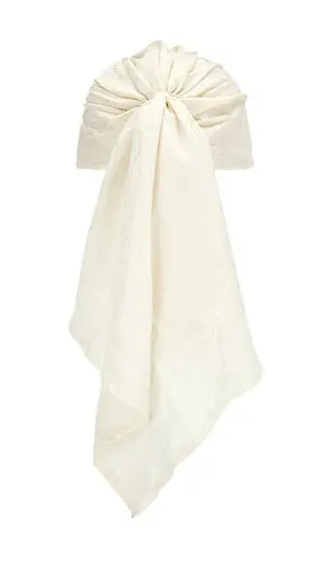 Lele Sadoughi Sophia Eyelet Scarf Cap