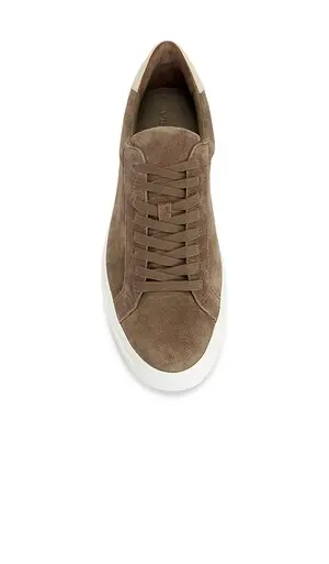 Vince Fulton Suede Lace-up Sneakers - Grey