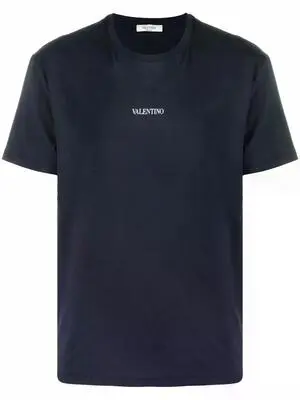Valentino Garavani Logo-print T-shirt - Blue