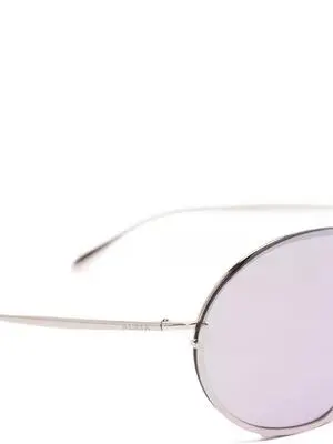 Alaïa Oversized Round Frame Sunglasses