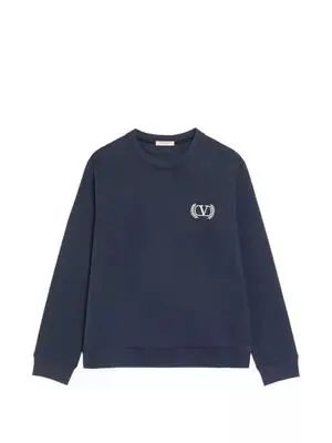 Valentino Garavani Logo-embroidered Sweatshirt