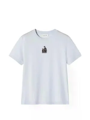 LANVIN Mother And Daughter Graphic Crewneck T-shirt - White