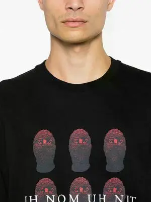 IH NOM UH NIT Red Masks-print T-shirt