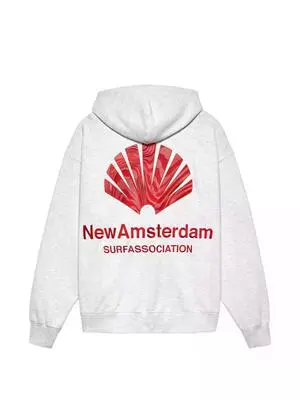 NEW AMSTERDAM SURF ASSOCIATION Logo-embroidered Hoodie