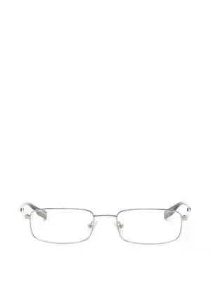 BOSS Rectangle Eyeglasses - Silver
