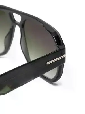 BOSS Pilot Frame Double Bridge Sunglasses