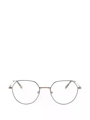 CHARLES STONE Geometric-frame Glasses - Blue