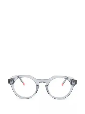 BENETTON Theodore Round Frame Eyeglasses - Grey