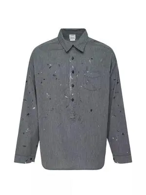 Visvim Paint-splatter Chambray Shirt