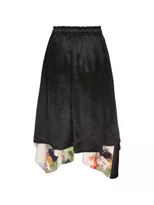 CAROLINE HU Slashing Layered Skirt