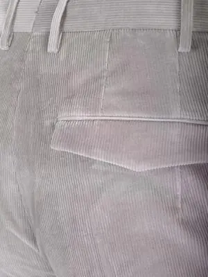 PT TORINO Master Corduroy-velvet Trousers - Grey