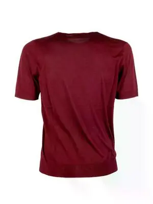 PAOLO PECORA Fine-knit Short-sleeve T-shirt