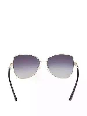 Guess Butterfly-frame Sunglasses With Gold-tone Logo