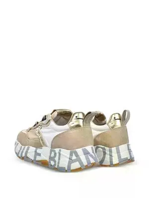 VOILE BLANCHE Club105 Lace-up Sneakers With Paneled Design