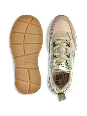 VOILE BLANCHE Club105 Lace-up Sneakers With Paneled Design