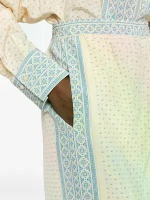 Ermanno Scervino Geometric Print Palazzo Pants