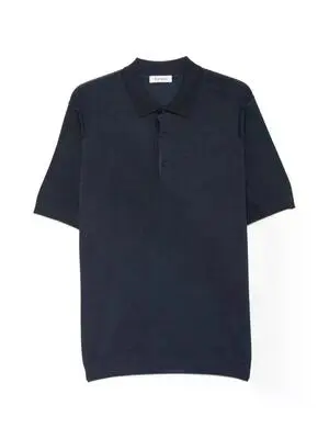 KANGRA Short-sleeved Polo Shirt - Blue