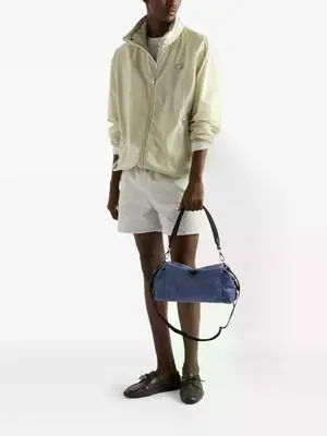 Prada Re-nylon And Leather Bag - Blue
