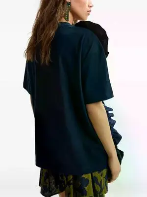 Essentiel Antwerp Floral Detail T-shirt With Ruffle