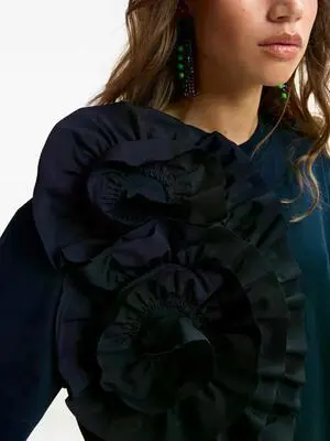Essentiel Antwerp Floral Detail T-shirt With Ruffle