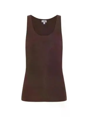 MAISON MARGIELA Scoop-neck Tank Top - Brown