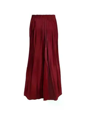 SA SU PHI Pleated Maxi Skirt With Elasticated Waist