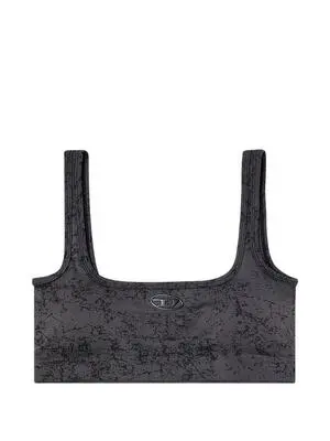 DIESEL® Printed Seamless Sports Bra