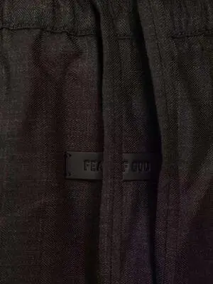 Fear Of God Wide Leg Drawstring Trousers - Grey