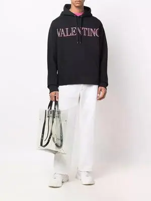Valentino Garavani Logo Print Hoodie