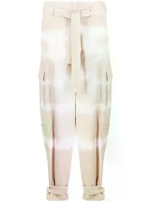 Stella McCartney Tie-dye Cotton-denim Trousers
