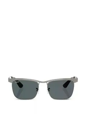 Ray-ban Wayfarer Deluxe Square-frame Sunglasses - Grey