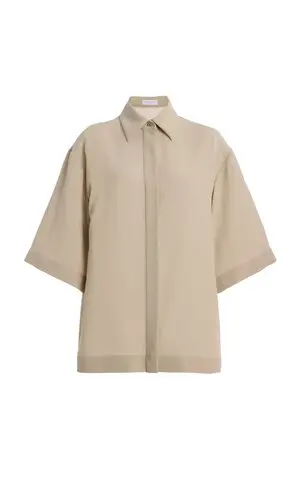 Michael Kors Wool Crepe Shirt