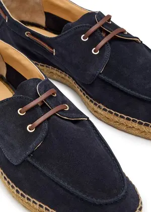 CastaÑer Nemo Suede Espadrille Loafers