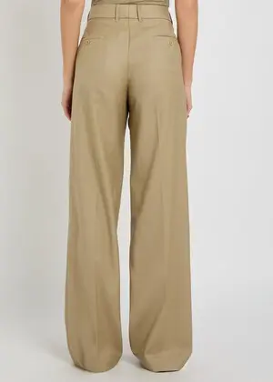 Ronny Kobo Rowley Straight-leg Wool-blend Trousers