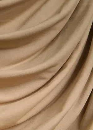 Ronny Kobo Emina One-shoulder Ruched Maxi Dress - Light Brown